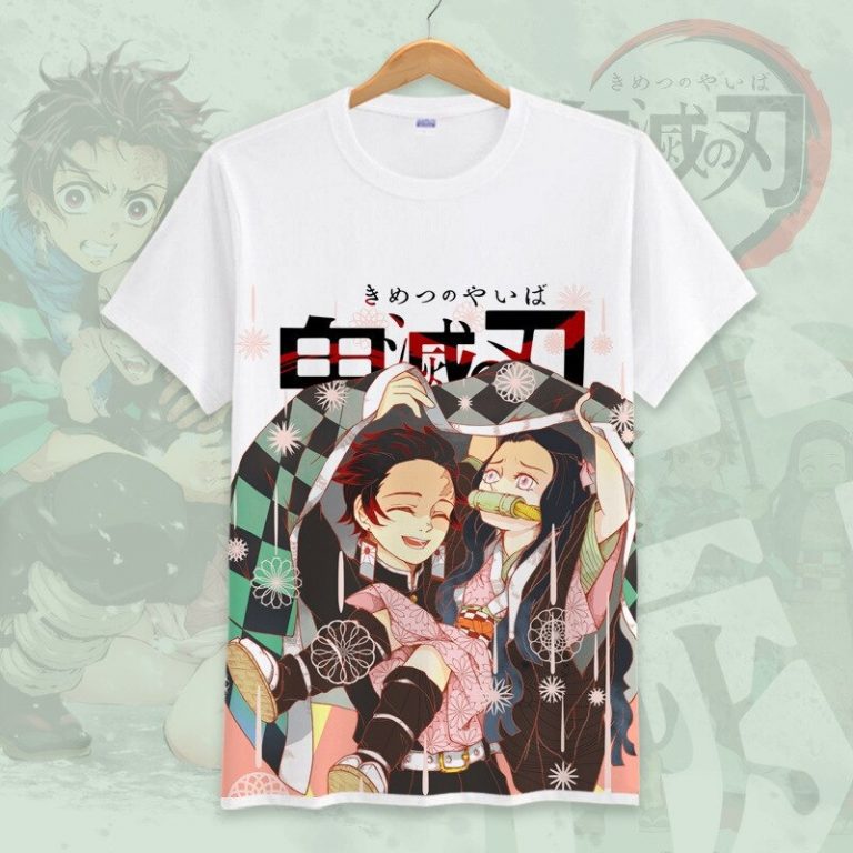 T-Shirt Tanjiro Nezuko Zenitsu Inosuke | Boutique Manga