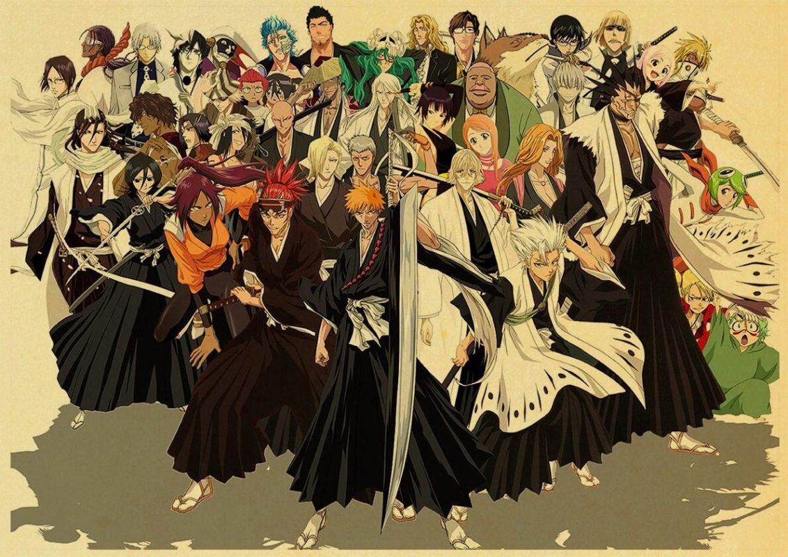 Poster Bleach : Personnages de Bleach | Boutique Manga